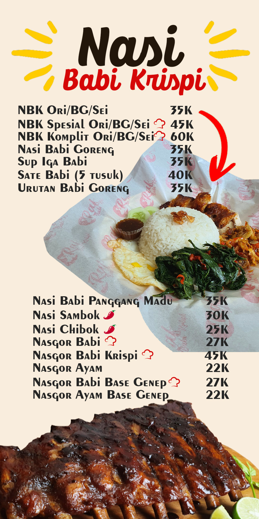Raf Babi Krispi - Babi Krispi Bali